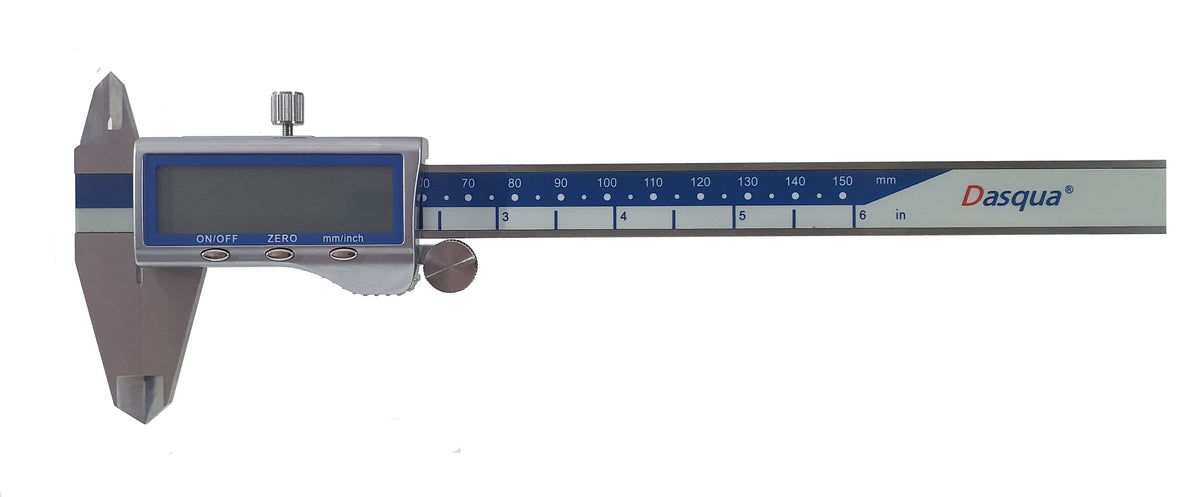 Dasqua 150mm Digital Vernier - Large LCD Screen with Metal Face – Raw Tools